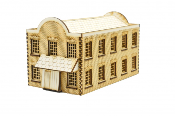 WH005 Semi Low Relief Warehouse Window Frontage OO Gauge Laser Cut Kit ...