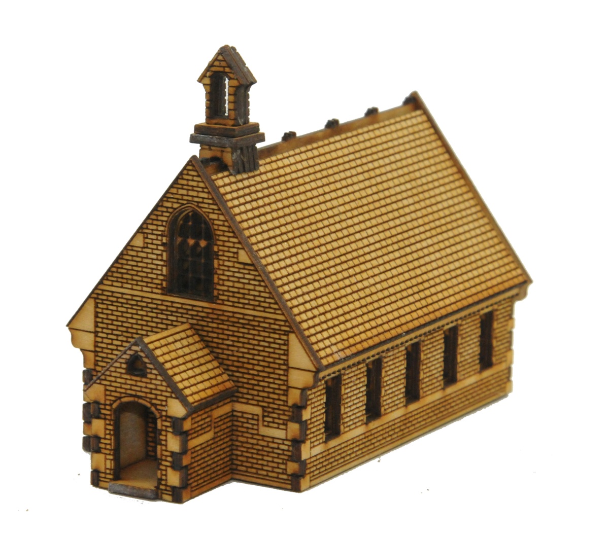 N-CH003 Small Parish Church N Gauge Model Laser Cut Kit ...