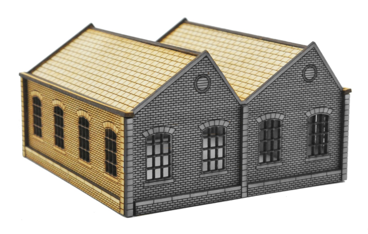 N-NL009 Short Northlight Factory Extension N Gauge laser cut Kit ...