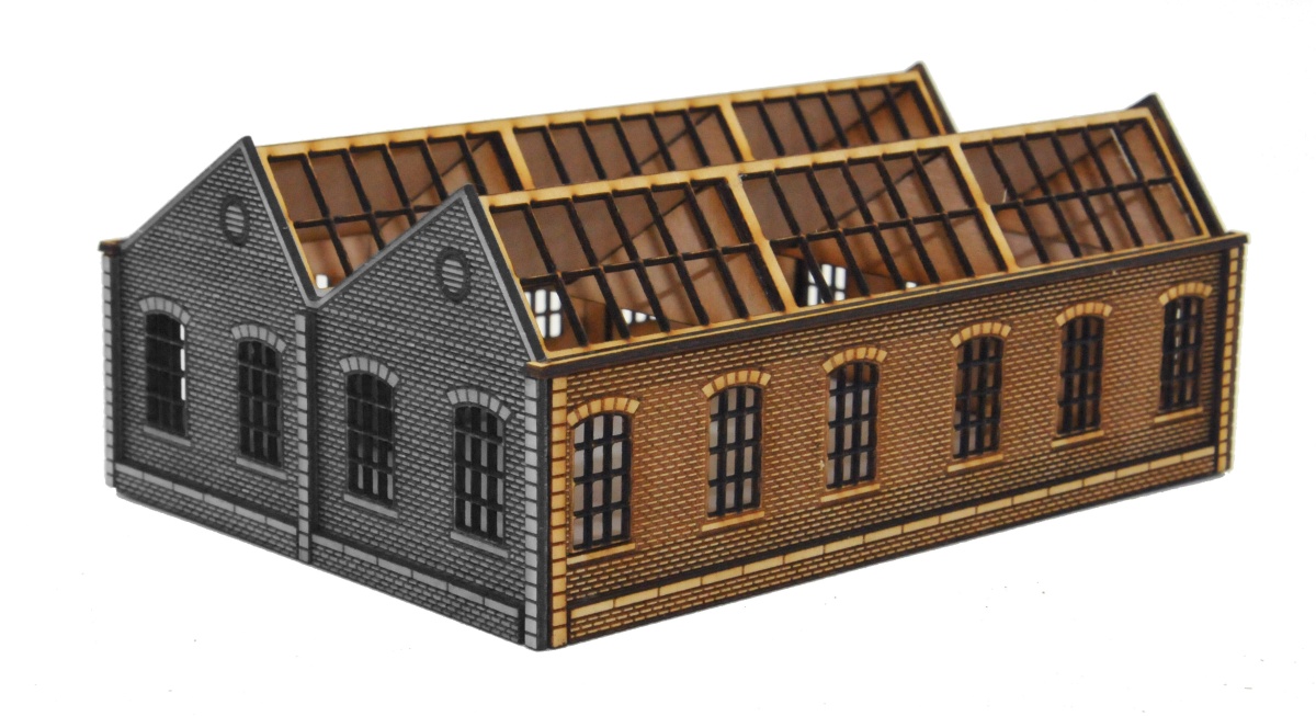 N-NL010 Long Northlight Factory Extension N Gauge laser cut Kit ...